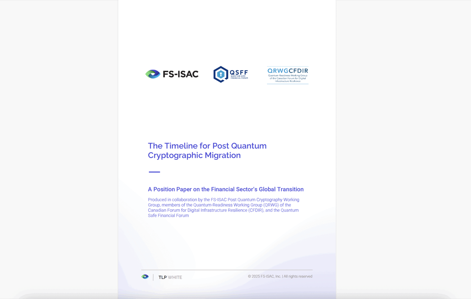 FS-ISAC’s New Roadmap for Post-Quantum Migration in Finance