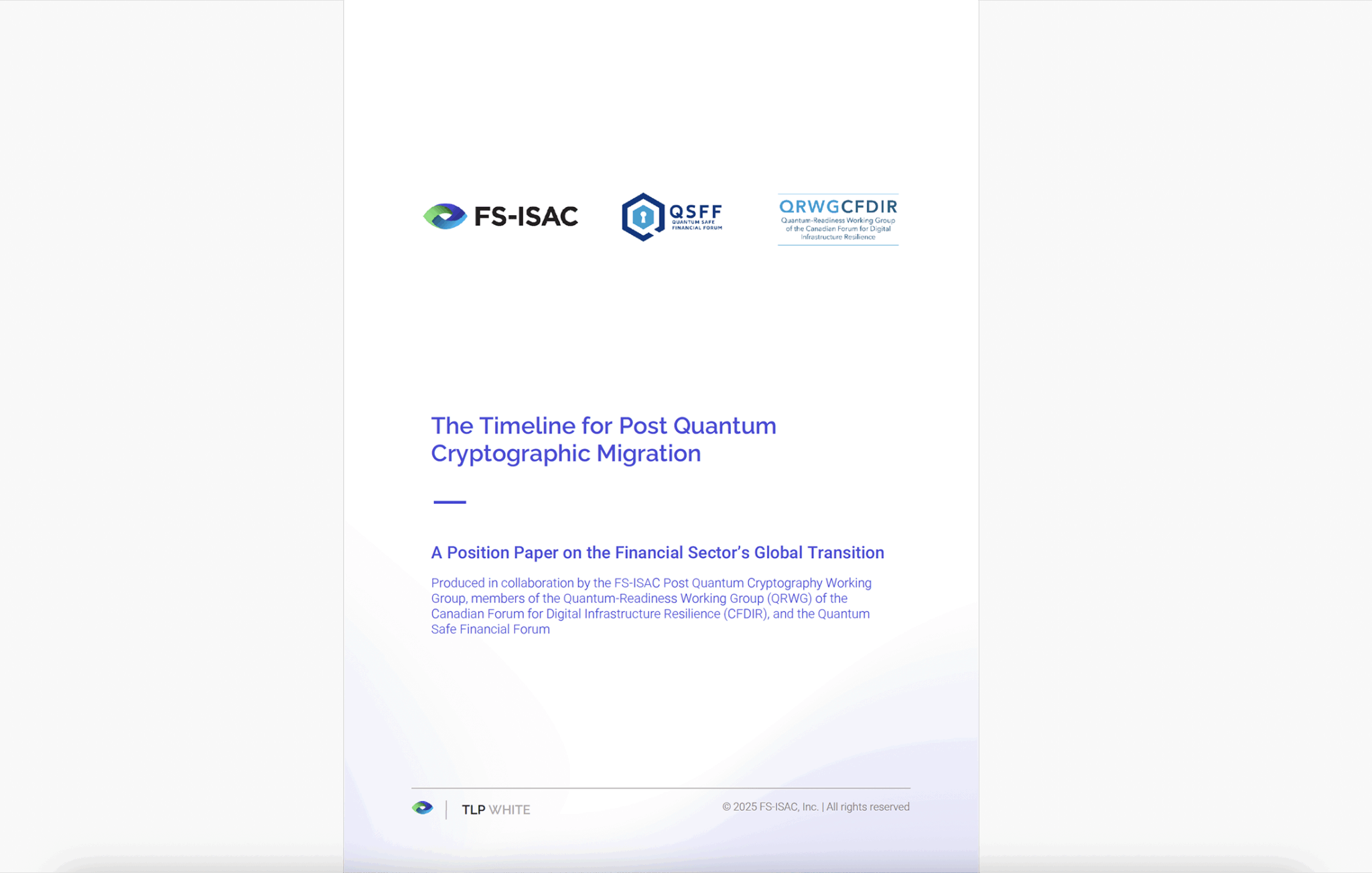 FS-ISAC’s New Roadmap for Post-Quantum Migration in Finance