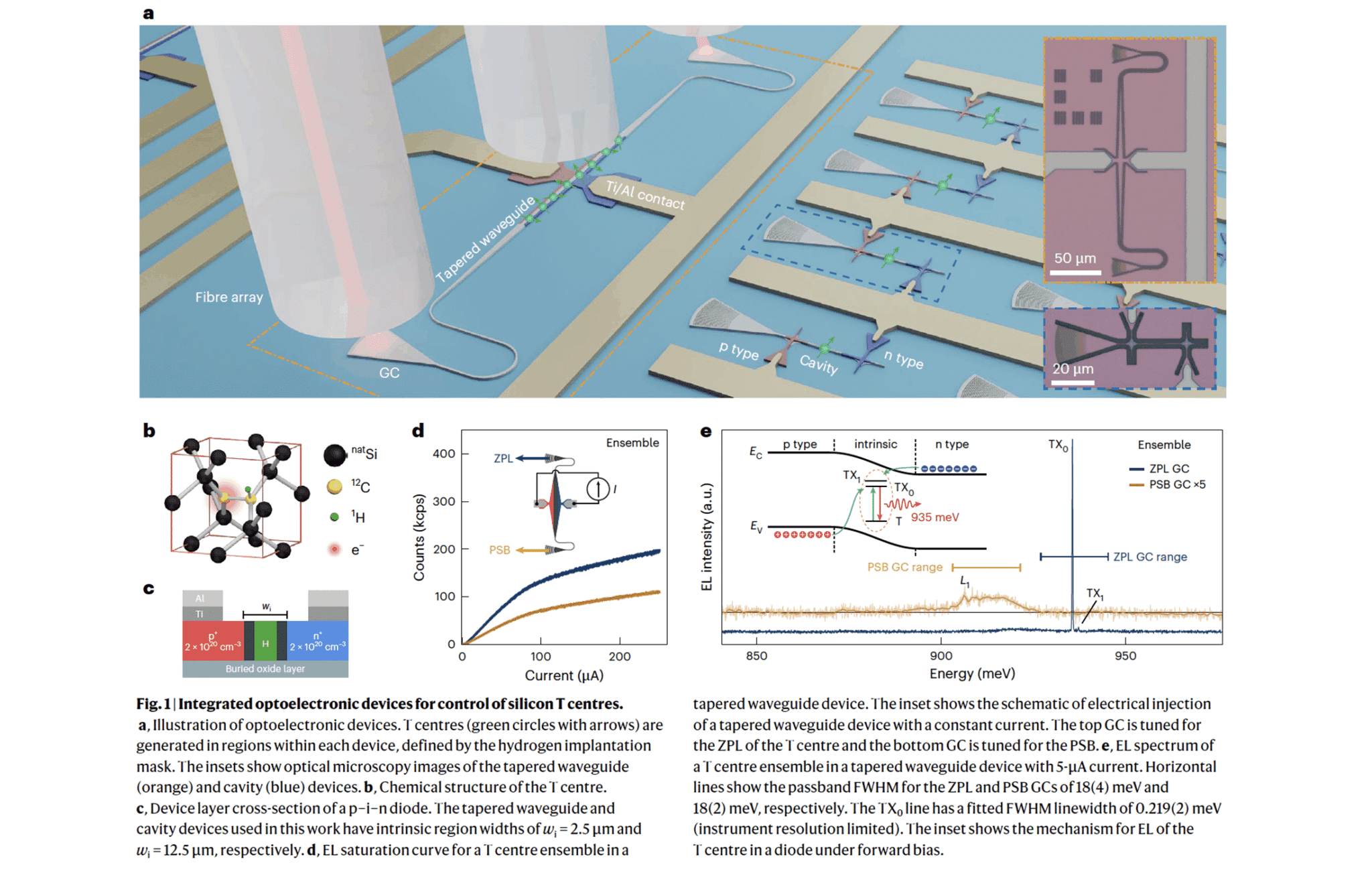 Electrically Triggered Spin-Photon Device Demonstrated in Silicon
