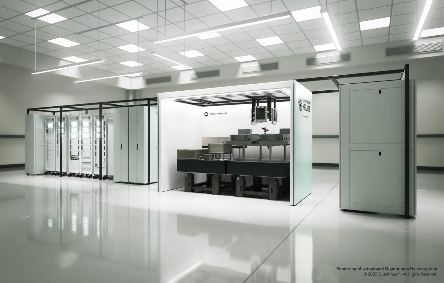 Analysis of Quantinuum Helios, a 98‑Qubit Trapped‑Ion Quantum Computer